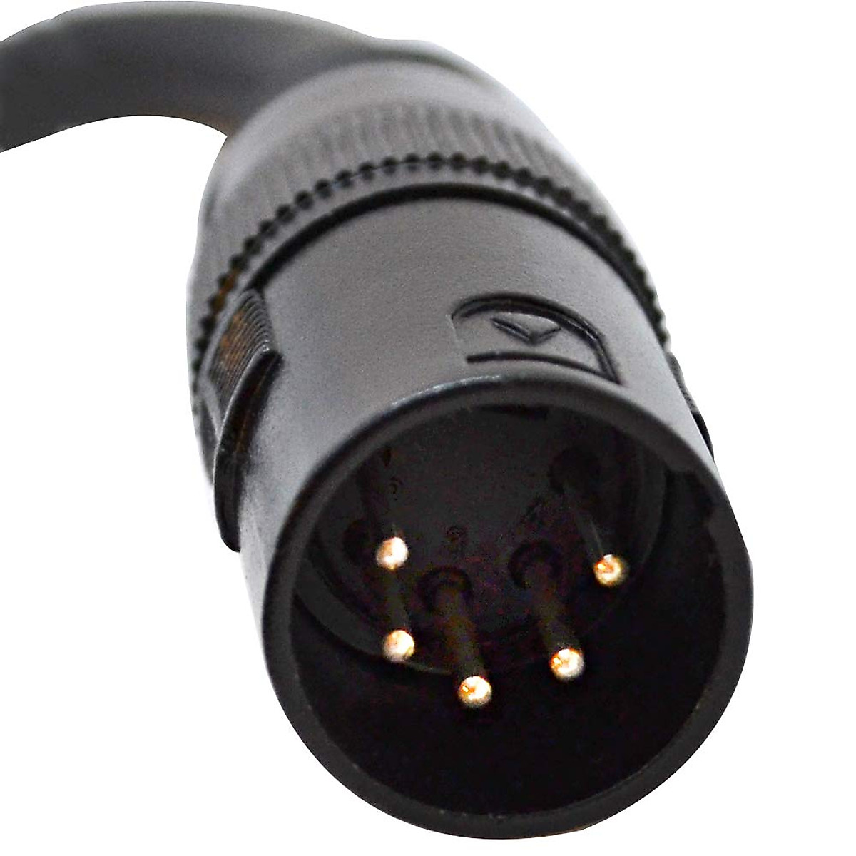 Seismic Audio - SAPT516-6 Inch 3 Pin XLR Female to 5 Pin XLR Male DMX Turnaround Adapter Cable for PA DJ Equipment - XLR3F to XLR5M