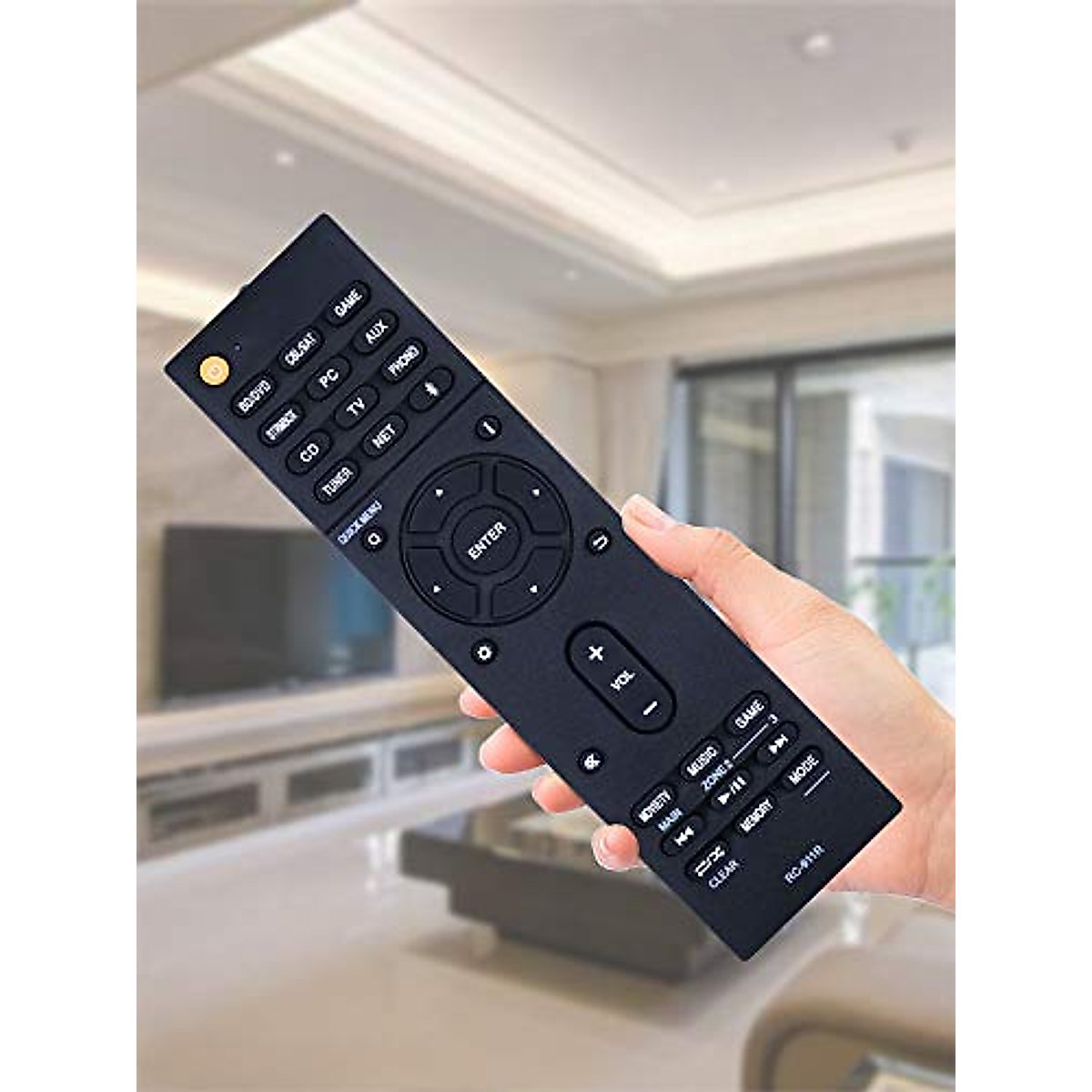 The New RC-911R RC911R Replacement for ONKYO AV Receiver The Remote Controller. Suitable for HT-S7800 TX-NR555 TX-NR575 TX-NR585 TX-NR656 TX-NR686 TX-NR676 TX-NR757 TX-NR777 TX-NR787 TX-RZ610