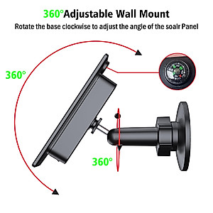 Solar Panels for Blink Outdoor Camera,2W Solar Panel Compatible with Blink XT/XT2 Outdoor Camera & SimpliSafe Camera,IP66 Waterproof Solar Panel for Blink Camera with 9.84Ft Charging Cable (1 Pack)