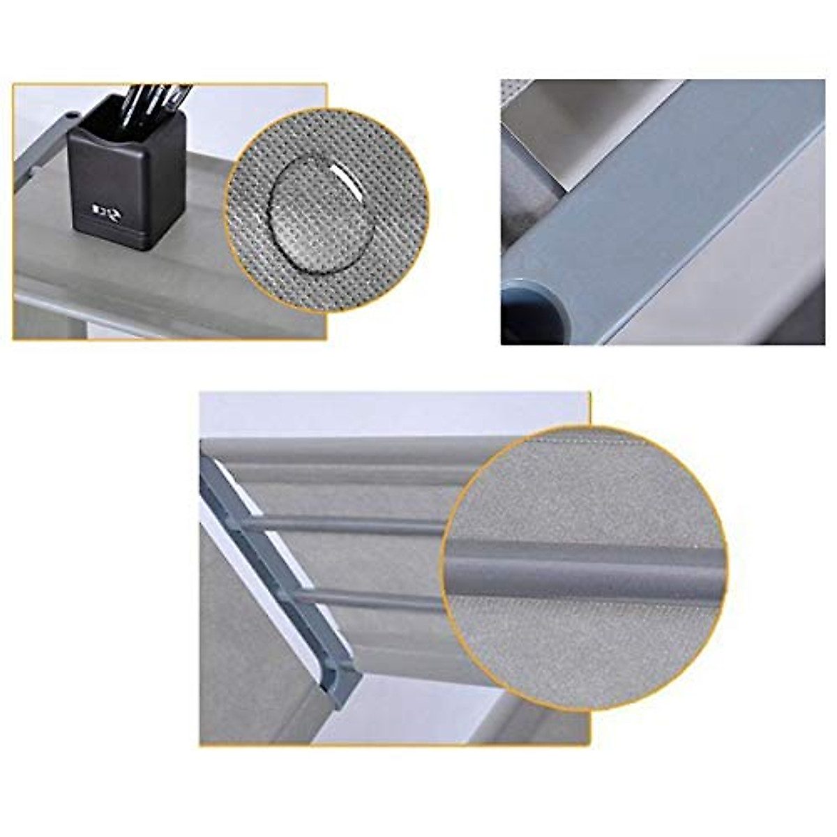 NiceAI Bookshelf Lightweight Slim Modern Bookcase Metal Framework Children's Room Arrangement Toys Office A4 File Books Kitchen Clothing Storage Rack Gray