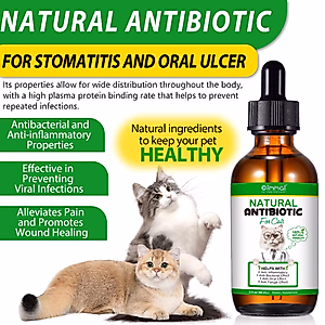 2 Pack - Natural Antibiotics for Cats- Pet Antibiotic - Healing Aid and Skin Repair for Wounds, Sores, and Abrasions, Provides Itch Relief for Irritated Skin
