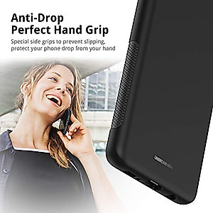 UNBREAKcable Case for Samsung Galaxy S10 – Soft Frosted TPU Ultra-Slim Stylish Protective Cover for 6.1-inch Samsung Galaxy S10 [Drop Protection, Non-Slip] – Black