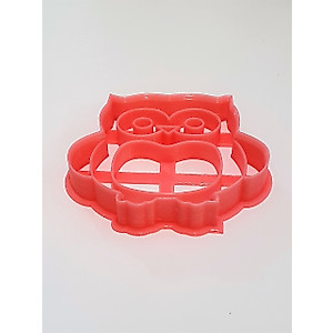 T3D Cookie Cutters Owl Cookie Cutter, Suitable for Cakes Biscuit and Fondant Cookie Mold for Homemade Treats 3.52inch x 3.52inch x 0.55inch