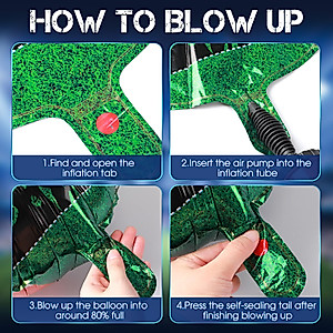 Ceenna 14 Pcs Football Party Decorations with 10 Football Balloons Foil Football Field Balloons 4 Disposable Football Tablecloth 51''x86'' Plastic Touchdown Table Cover for Tailgate Game Day Birthday