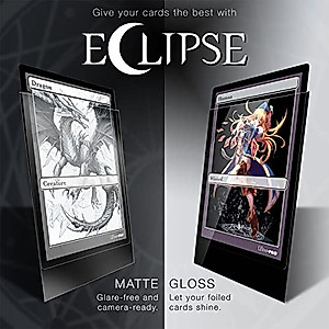 Ultra Pro - Eclipse Gloss Small Sleeves 60 Count (Forest Green) - Protect All Your Gaming Cards, Sports Cards, and Collectible Cards with Ultra Pro's ChromaFusion Technology