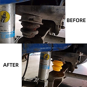 Dasbecan 2PCS Rear Axle Bumper Compatible With Chevy Silverado 1999-2007 GMC Sierra Classic 1500 Bump Stops Replaces# 15712438 523-049