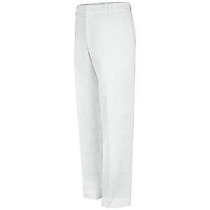 Red Kap mens Specialized work utility pants, White, 30W x 32L US