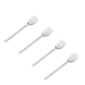 Alessi, 4 Set Dry Mocha Coffee Spoon, Set Of 4, Silver