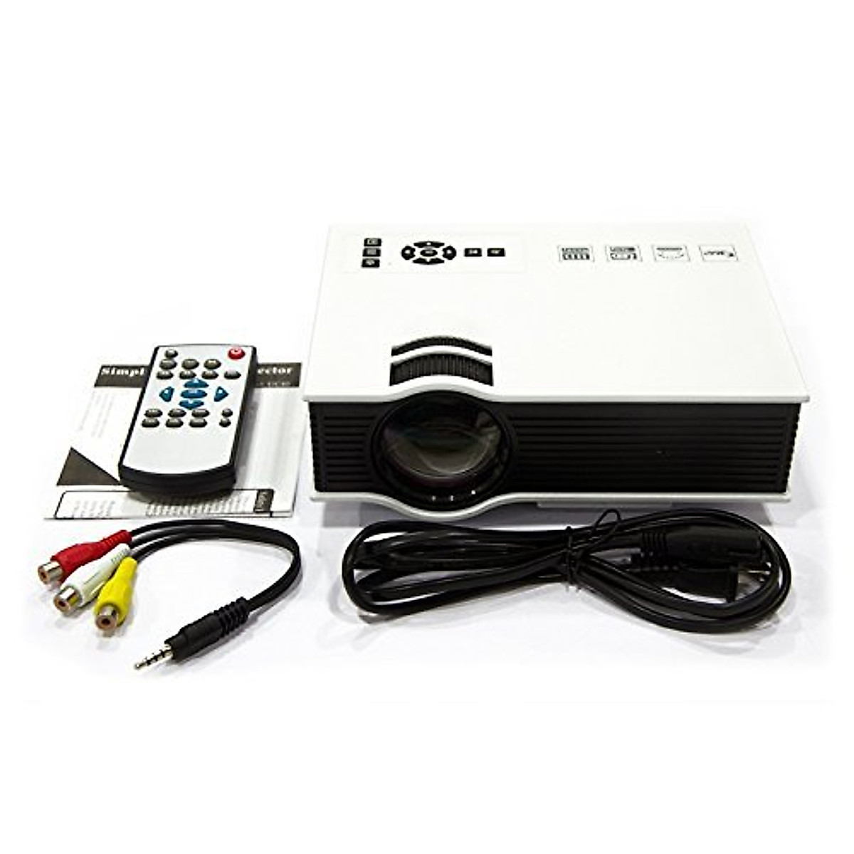 Taotaole Multi-media Mini 800 Lumens Portable LED Projection Micro Home Theater Projector