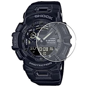 Puccy 3 Pack Tempered Glass Screen Protector Film, compatible with Casio G-Shock GBA900 GBA-900 Protectors Guard new version