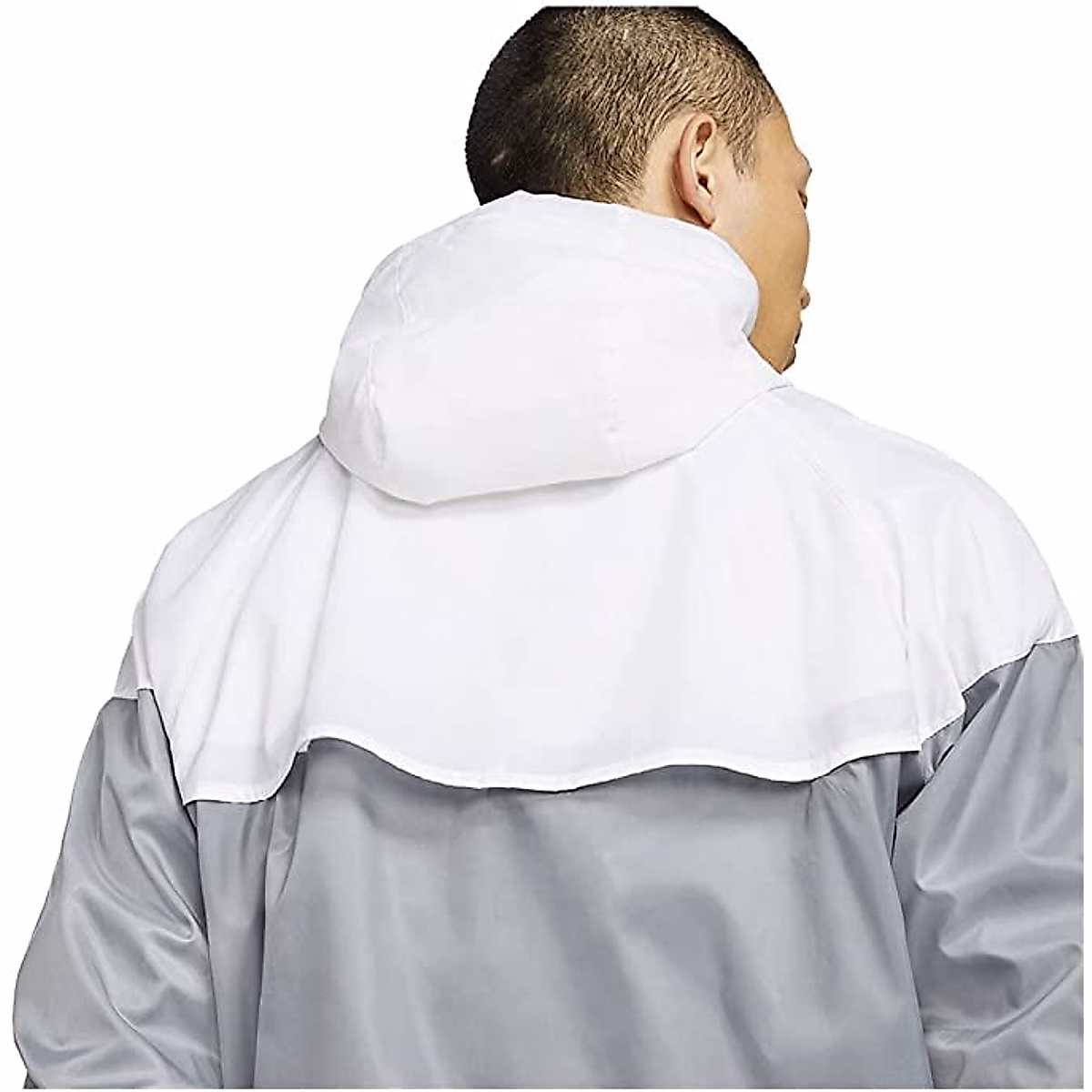 Nike Sportswear Windrunner Men's Hooded Jacket, Smoke Grey/White/Smoke Grey/Black, Large