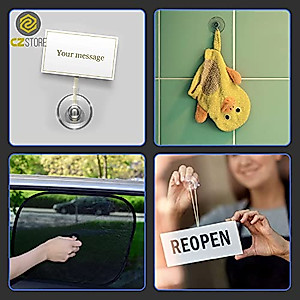 ✮✮CZ Store✮✮ - Mini Suction Cups -1.18" Diameter- Transparent Shower Caddy Connector, No Hooks, Mushroom Attachment - Adhesive Wall Storage Mount for Tile, Glass, Mirrors, Windows