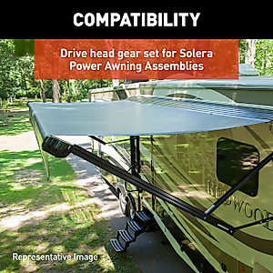 Solera Power Awning Drive Head Gear Kit, Silver