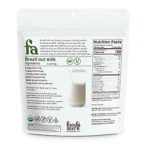 Foods Alive Organic Brazil Nuts, Whole, 10 oz (284 g)