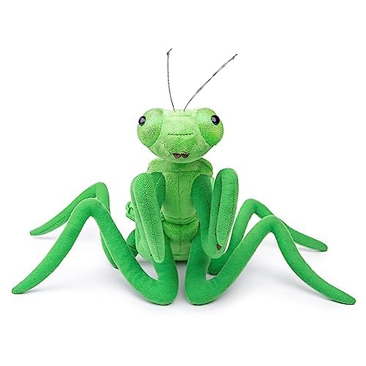 ZHONGXIN MADE Simulation Green Big Sword Mantis Plush Toy, Soft Mantis Stuffed Animal, 14 inch Soft Toy for Kids