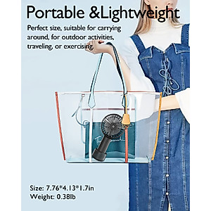 Portable Hand held Misting Fan, Small Personal USB Rechargeable Battery Operated Spray Fan Mister with 20ml Water Tank Mist Lash Fan Quiet 3 Speed Strong Cooling Wind for Travel Office Outdoors black