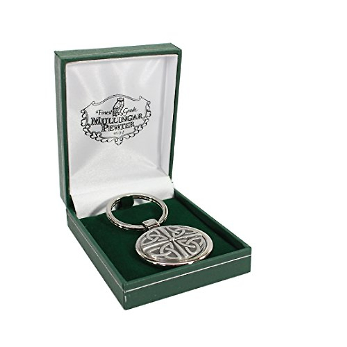 Biddy Murphy Irish Pewter Keychain Claddagh, Love, Loyalty, Friendship, Made in Ireland