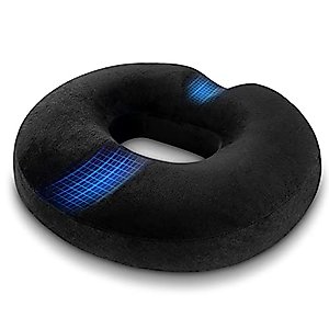 HOMCA Donut Pillow hemmoroid seat Cushion for Office Chair,Sciatica Pain Relief Pillow ​for Sitting,Premium Memory Foam Wheelchair Cushions for Pressure Relief,Tailbone Pain Car Seat Cushions
