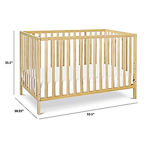 DaVinci Union 4-in-1 Convertible Crib in Natural, Greenguard Gold Certified, 1 Count (Pack of 1)