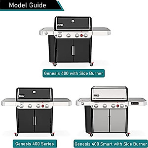 ZJYWSCH Grill Cover for New 2022 Weber Genesis 400 Series 4-Burner Gas Grill Outdoor Waterproof, 7758 Fit for Genesis E-425s E-435 EPX-435 S-435 SPX-435 SX-435 Heavy Duty