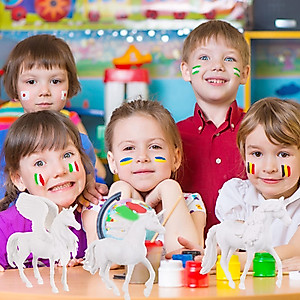 Paint Your Unicorn Set DIY Painting Unicorn Kit Unicorn Party Favor Decorate and Drawing 3D Toys for Kids Girl Toys Art and Craft Set…