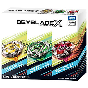 Takara Tomy Beyblade X BX-08 3on3 Deck Set