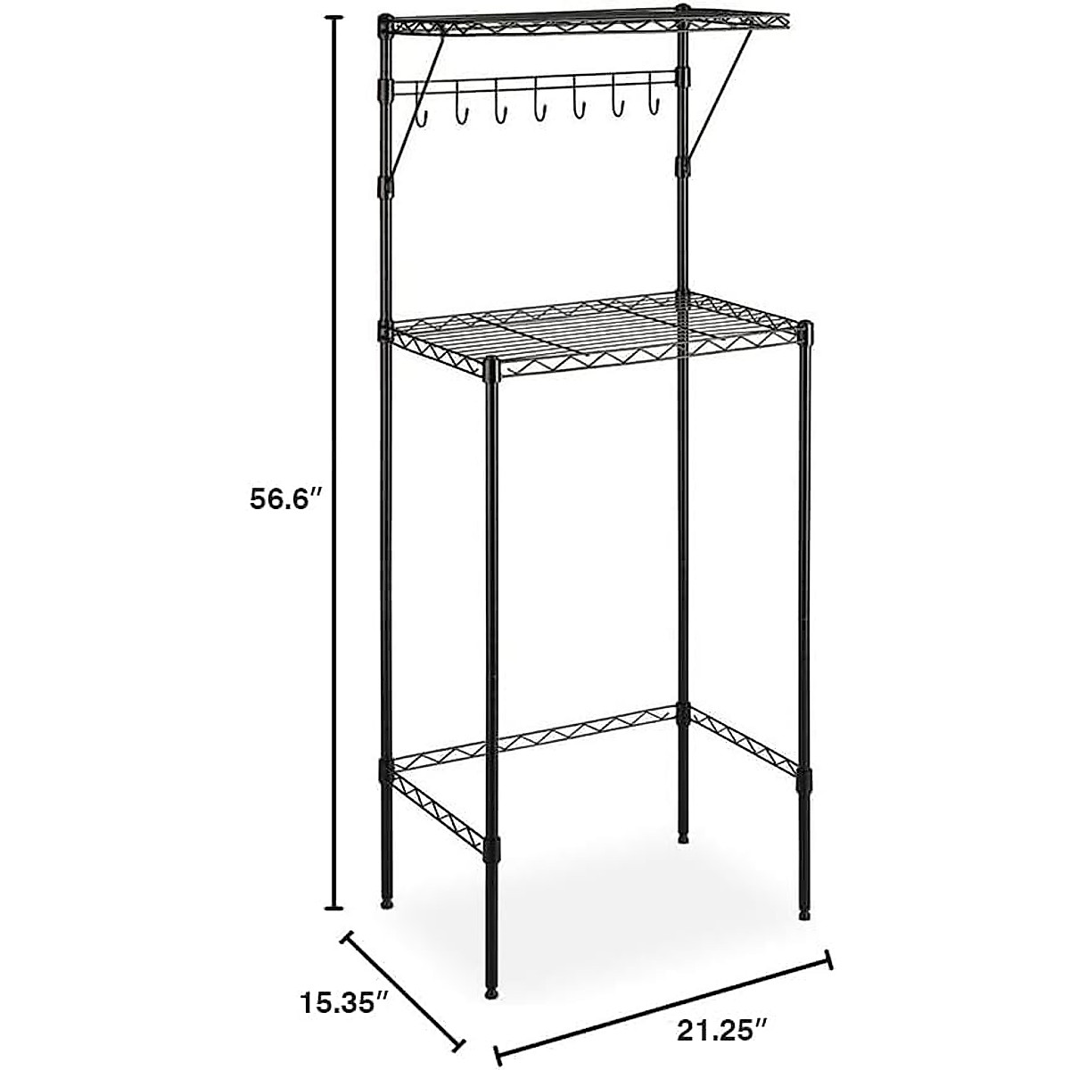 Whitmor Supreme Over The Fridge Shelf