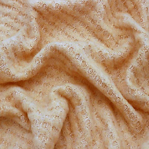 Toast Chambray Waffle Brush Poly Rayon Spandex Knit Fabric