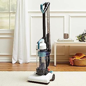 Amazon Basics Upright Bagless Lightweight Vacuum Cleaner, White