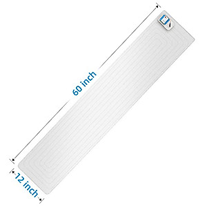 Scat Shock Mats for Dogs 2 Packs, Indoor 60"x12" Pet Shock Mat for Dogs and Cats, Electronic Training Mat Keep Pets Off Furniture, Safe Dog Repellent Mat with 3 Training Modes, Sofa Couch Protector