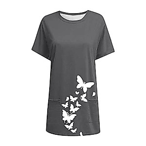 Womens Leopard top Pretty Plus Size Women Womans Blouse Short Sleeve lace Tops for Women Long Sleeve Tshirts Long Length Oversized tees Women Holiday Tops tan Shirts for Women