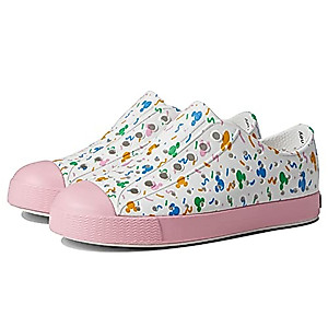 Native Shoes Jefferson Disney Print (Little Kid) Shell White/Princess Pink/Pastel Rad Confetti 13 Little Kid M