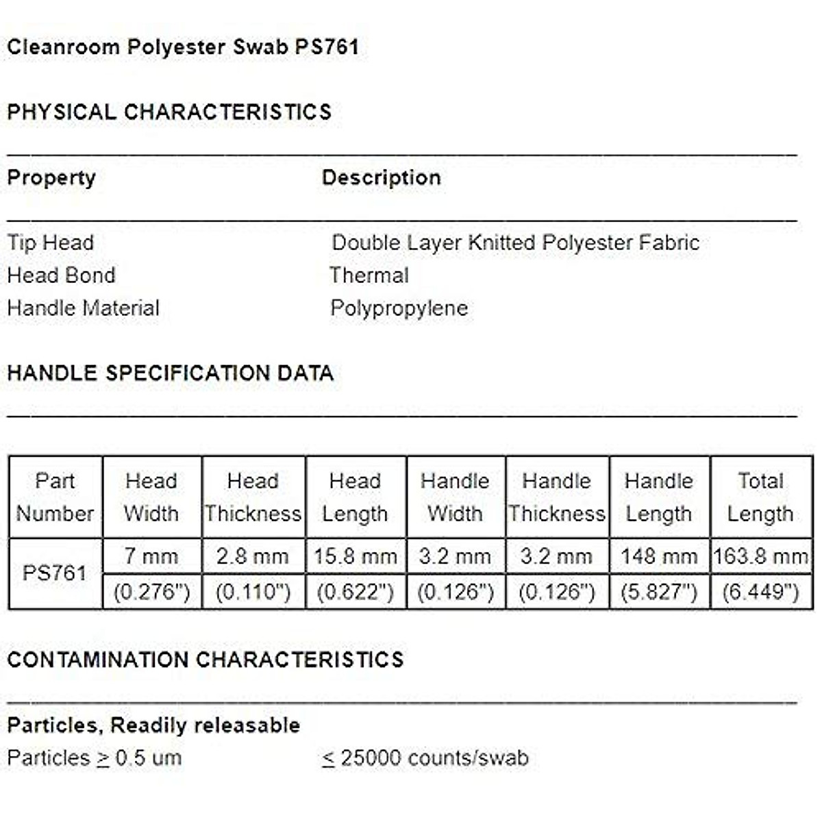 Ci Kyan 100pcs 6.45" Cleanroom Polyester Tip Long Cleaning Swabs with Flexible Paddle Head Cleaning for Optical Lens, Camera Sensors, Electronics, Groove Space and Hard-to-Reach Area CK-PS761B
