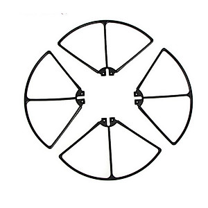 Lanlan 12pcs RC Drone Guard Circle Prop Protective Frame Guard Spare Parts For Syma X8 X8C X8W X8G X8HC X8HW X8HG RC Aircraft Helicopters Parts Toy Hobbies Accessories 3 Colors