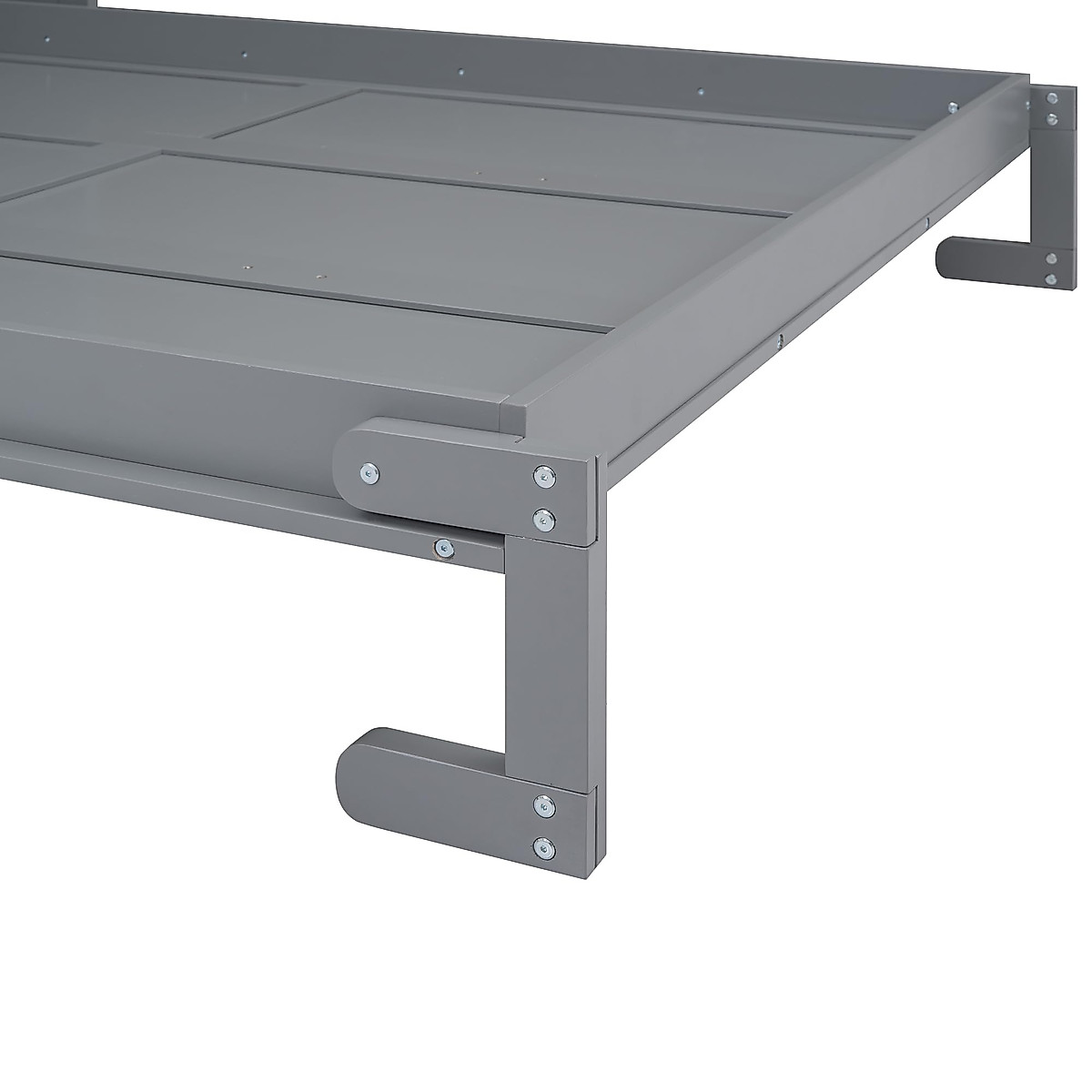 SOFTSEA Queen Size Murphy Bed Cabinet with Shelf