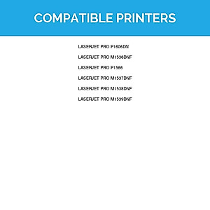 LD Products Compatible HP 78A CE278A Toner Cartridge Replacement for LaserJet Pro: M1536dnf, M1537dnf, M1538dnf, M1539dnf, P1566, P1606dn (Black, 4-Pack)