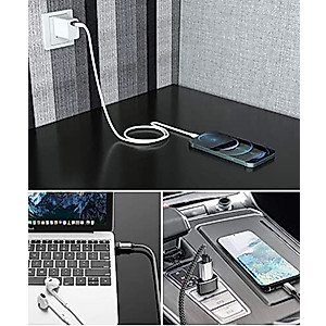 USB to USB C Adapter – 2-Pack USB to C Adapter – Female to Male Power Adapter – USB C Adapter for Charging and Data Transfer – Compact USB Converter Compatible with iPhone, Samsung, AirPods