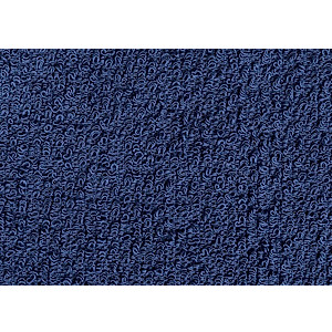 AMOUR INFINI Kitchen Dish Cloths Set of 8 – Highly Absorbent, Super Soft Terry Cotton Dishcloth (12"x12" Inch) Wash & Cleaning Cloths for Kitchen & Dishwashing (Blue)