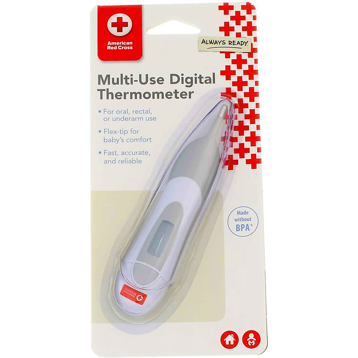 First Years Y7078A1 American Red Cross Multi-Use Digital Thermometer