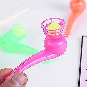 Classic Games Floating Blow Pipe Balls Balance Blowing Toys Fun Stress Reliever for Girls Boys Toddler