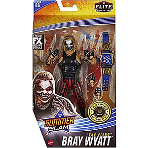 WWE Mattel The Fiend Bray Wyatt Elite Collection Series 87 Action Figure 6 in Posable Collectible Gift Fans Ages 8 Years Old and Up​,Multi,GVB65