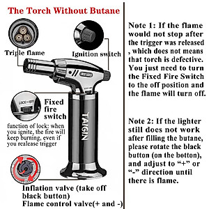 Cocktail Smoker Kit with Torch, Four Kinds of Wood Chips for Whiskey and Bourbon. Infuse Cocktails, Wine, Whiskey, Cheese, Salad and Meats. for Your Friends, Husband, Dad.（No Butane）