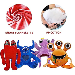 KELADIYA Garten of Banban Plush Toy,Monster Horror Stuffed Figure Doll, Suitable for Gifts to Fans and Friends(4PCS)