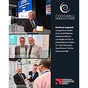 COGSWELL Bathroom Toilet Odor Eliminator No Chemical Air Deodorizer System