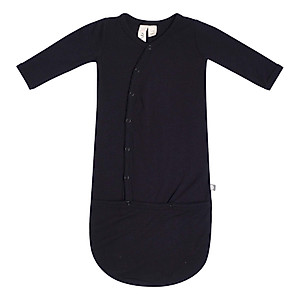 KYTE BABY Bundlers, Unisex Baby Sleeper Gowns, Rayon Made From Bamboo Material (3-6 Months, Midnight)
