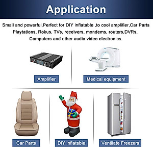 Wathai 120mm x 32mm Brushless Cooling Blower Fan 12V DC Dual Ball Centrifugal Fan High Airflow