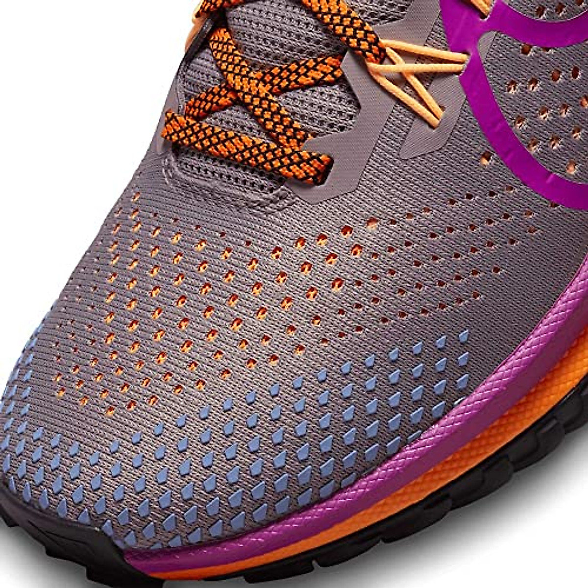 Nike Women's React Pegasus Trail 4 Running Shoes (Purple Smoke/Vivid Purple, us_Footwear_Size_System, Adult, Women, Numeric, Medium, Numeric_8)