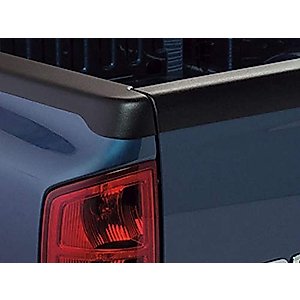 Bushwacker Ultimate BedRail Caps - SmoothBack w/ Stake Holes | 2-Piece Set, Black, Smooth Finish | 48503 | Fits 2001-2006 Chevrolet/GMC Silverado/Sierra 1500/2500HD/3500 (Excludes Flareside) 6.5' Bed