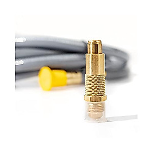 Blackstone 5019 Propane to Natural Gas Conversion Kit 10 ft. x 3/8" Hose, 7mm Wrench, 2 Orifices, Quick Connect Adapter Perfect for BBQ, Grill, Pizza Oven, Patio Heater(Fits Select Models), Gray