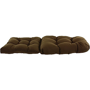 College Covers Indoor/Outdoor Adirondack Patio Seat Cushion, 1 Count (Pack of 1), Brown